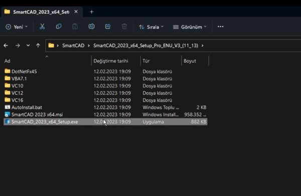 YÜKLEME & AKTİVASYON - SmartCAD 2D/3D DWG CAD Software